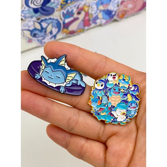 Pokemon | Jewelry | Ocean Legends Series Collectible Enamel Pins 4 ...